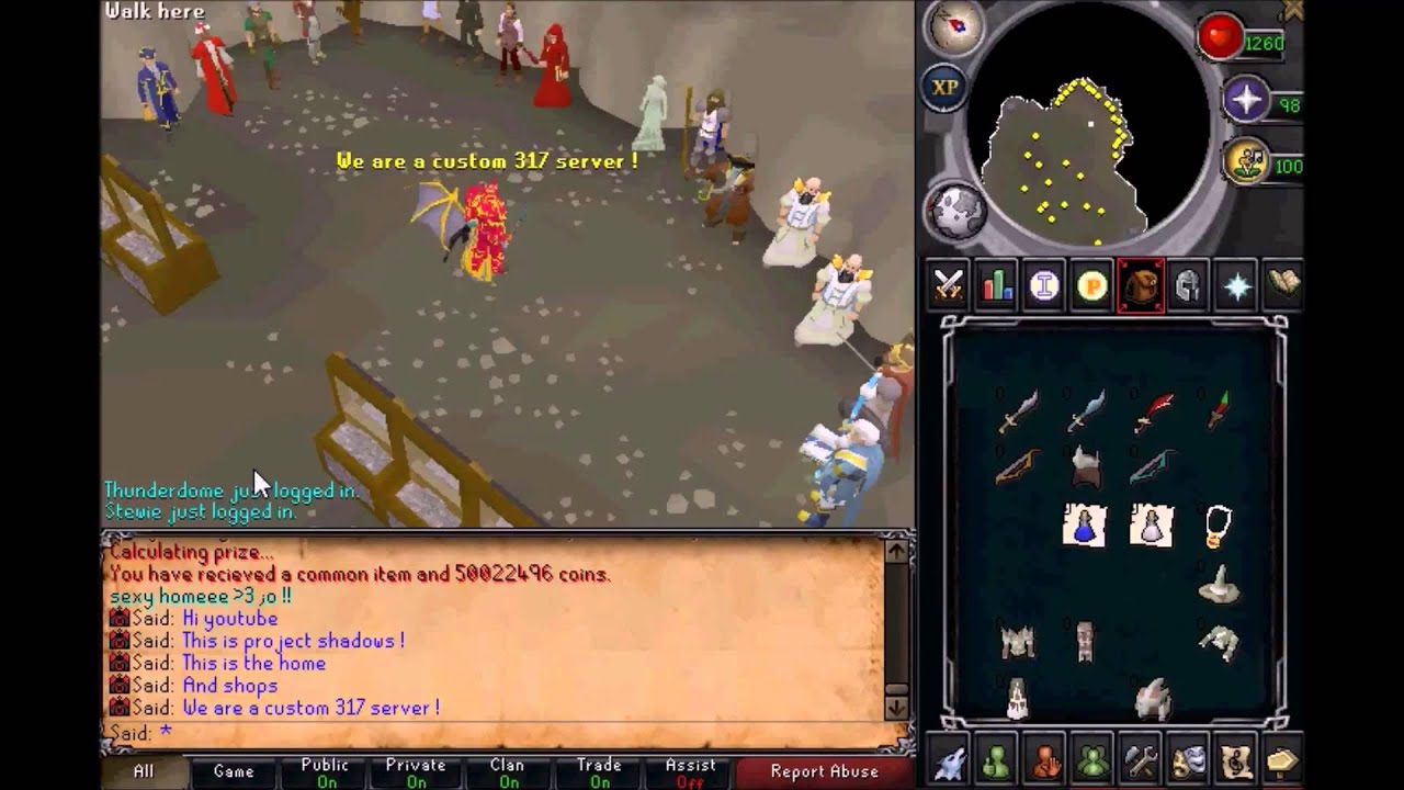 BRAND NEW CUSTOM RSPS WE NEED STAFF RUNESCAPE PRIVATE SERVER - YouTube