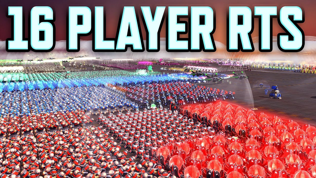 MASSIVE RTS BATTLES - 16 PLAYER Co-op & Multiplayer - Beyond All Reason ...