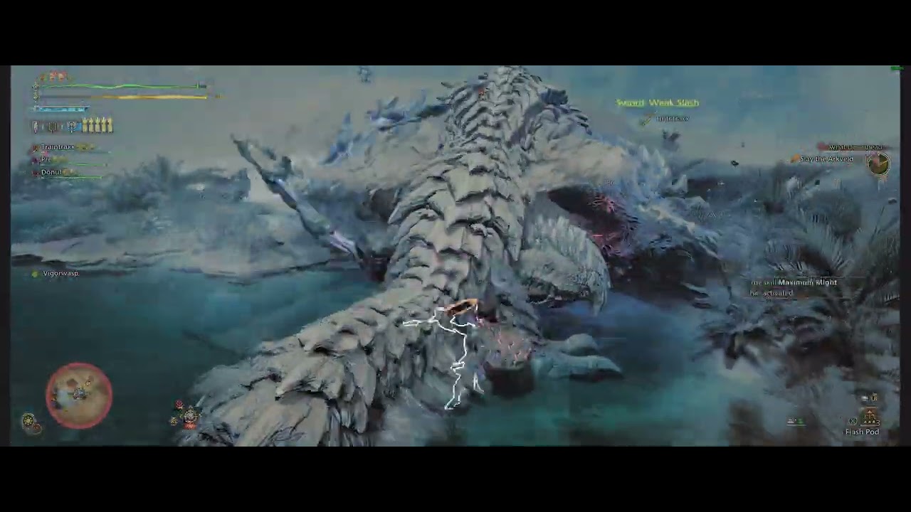 Monster Hunter Wilds - Arkveld Boss Fight - YouTube
