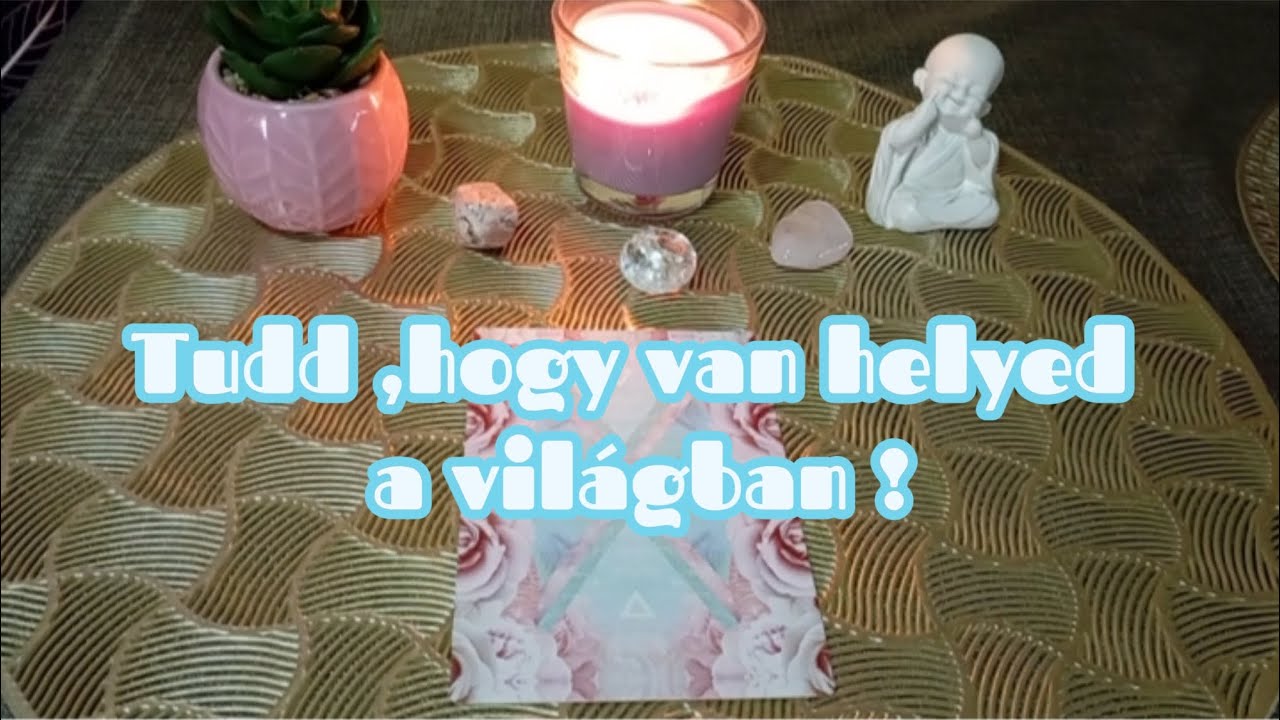 Tudd, hogy van helyed a világban! - YouTube