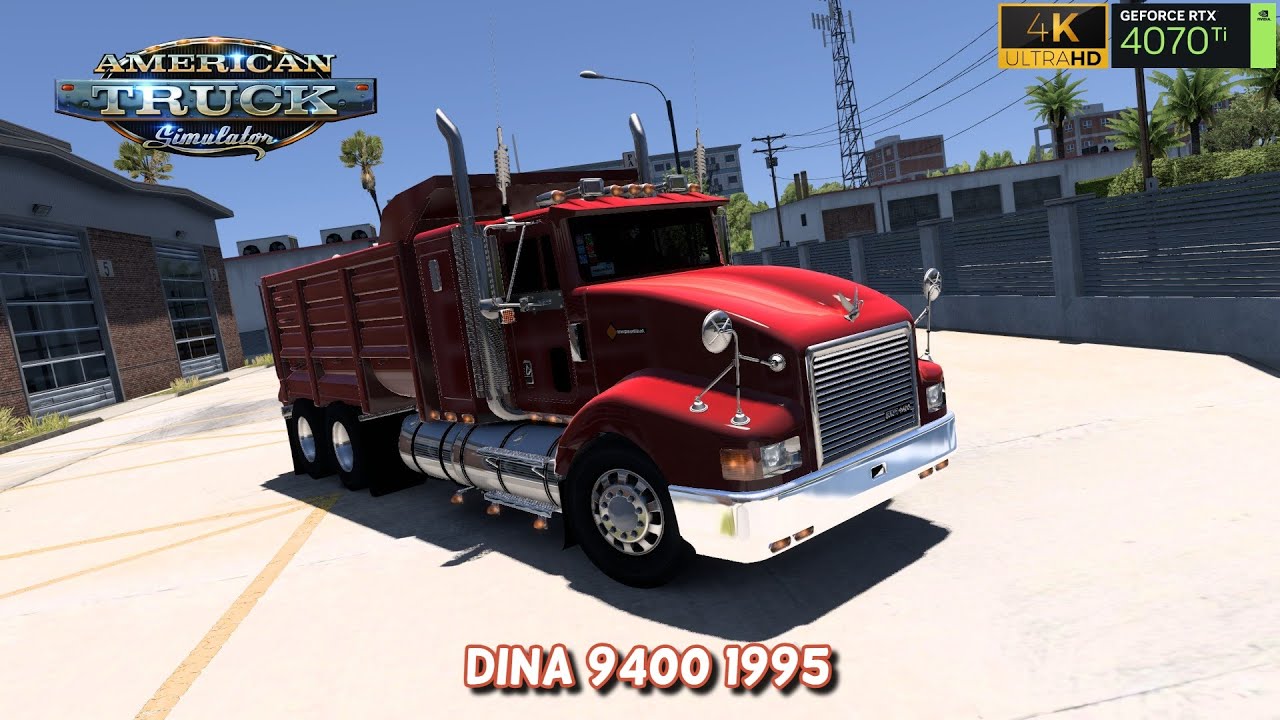 American Truck Simulator |🚛 Dina 9400 1995 Truck + Interior v1.3 (1.49 ...