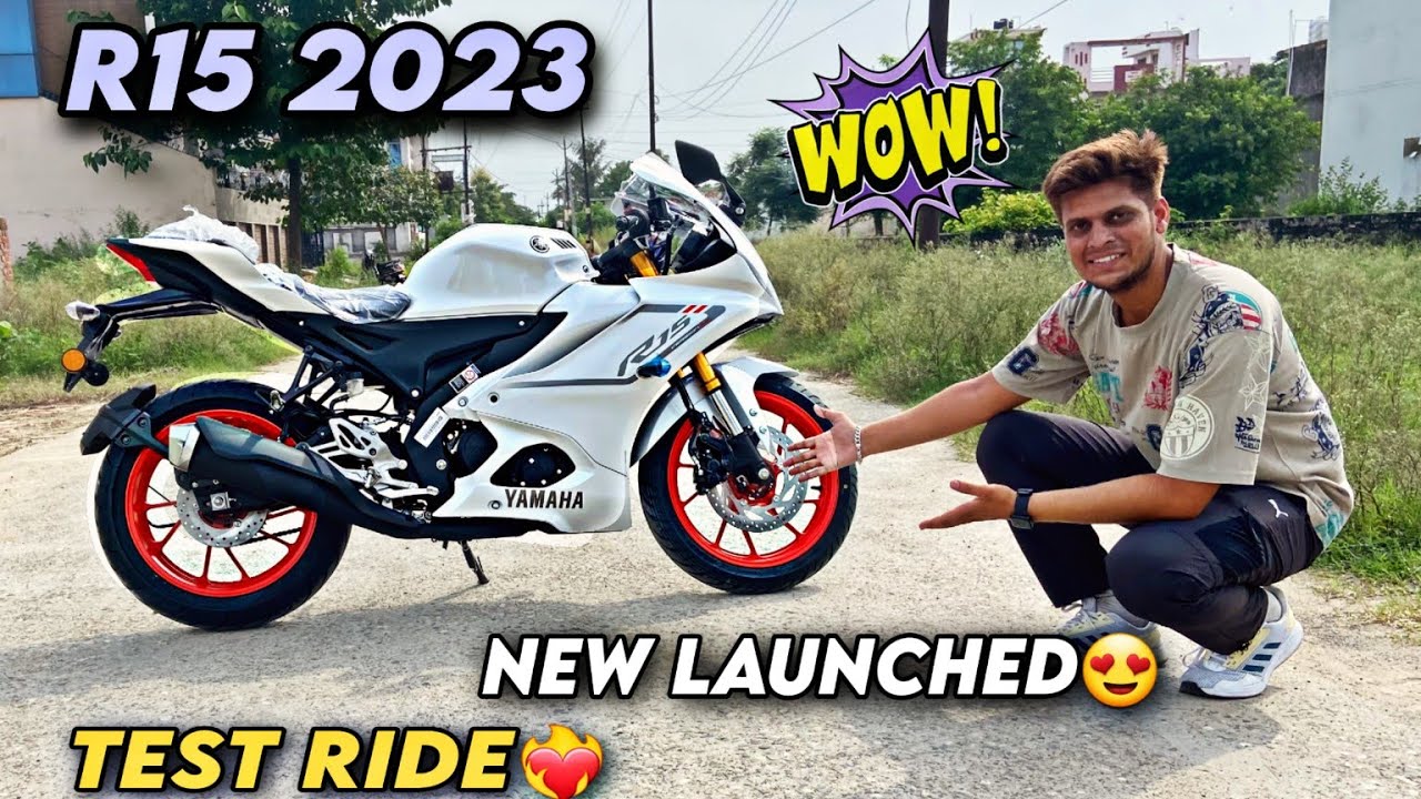 Yamaha R15 v4 New White Colour | TEST RIDE ️‍🔥 !! | TRUE REVIEW #r15v4 ...