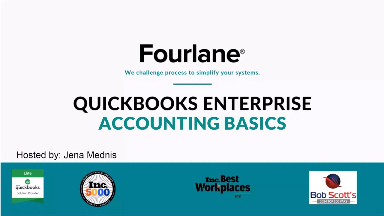 Learn About Accounting Basics in QuickBooks Enterprise - YouTube