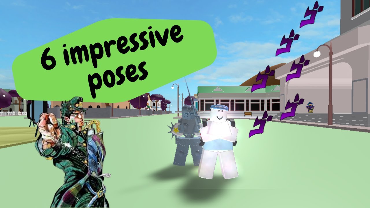 Top 6 Impressive Custom Poses (project jojo) - YouTube