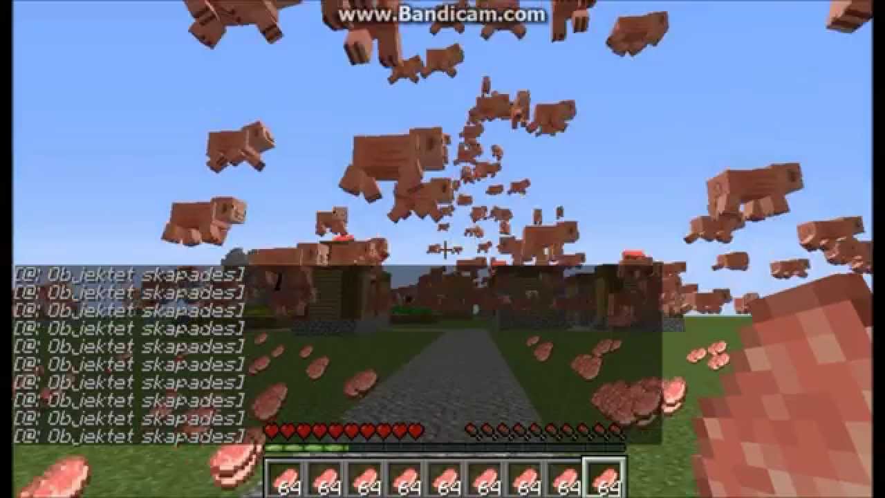 How to make a minecraft pig cannon! - YouTube
