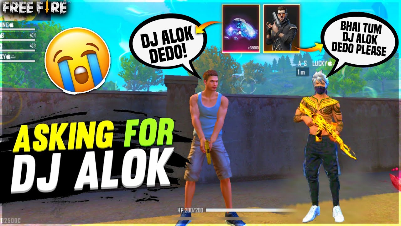 Asking For Dj Alok From Random Players 😭| Emotional moment | I Gave Him ...