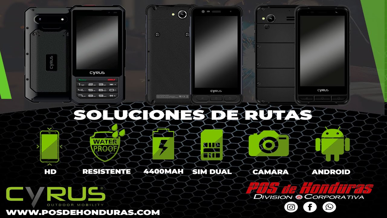 Teléfono móvil para exteriores Cyrus - YouTube