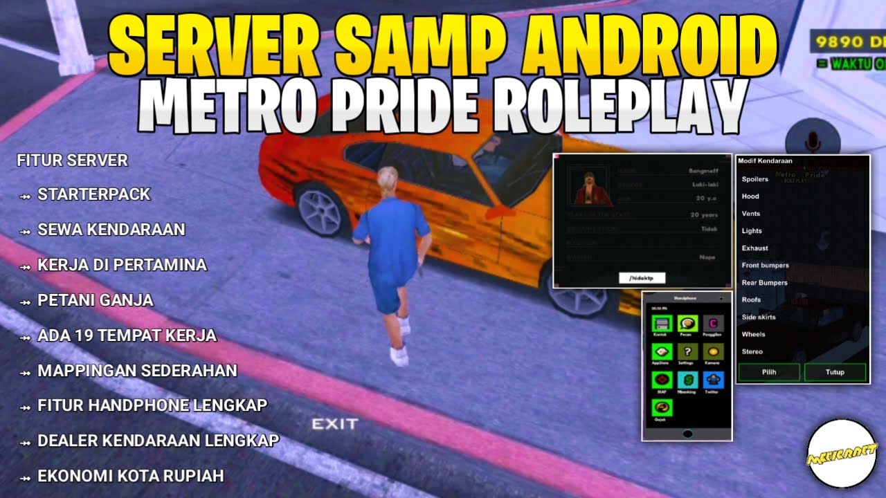 SERVER SAMP PC/ANDROID METRO PRIDE ROLEPLAY || GTA SAMP INDONESIA - YouTube