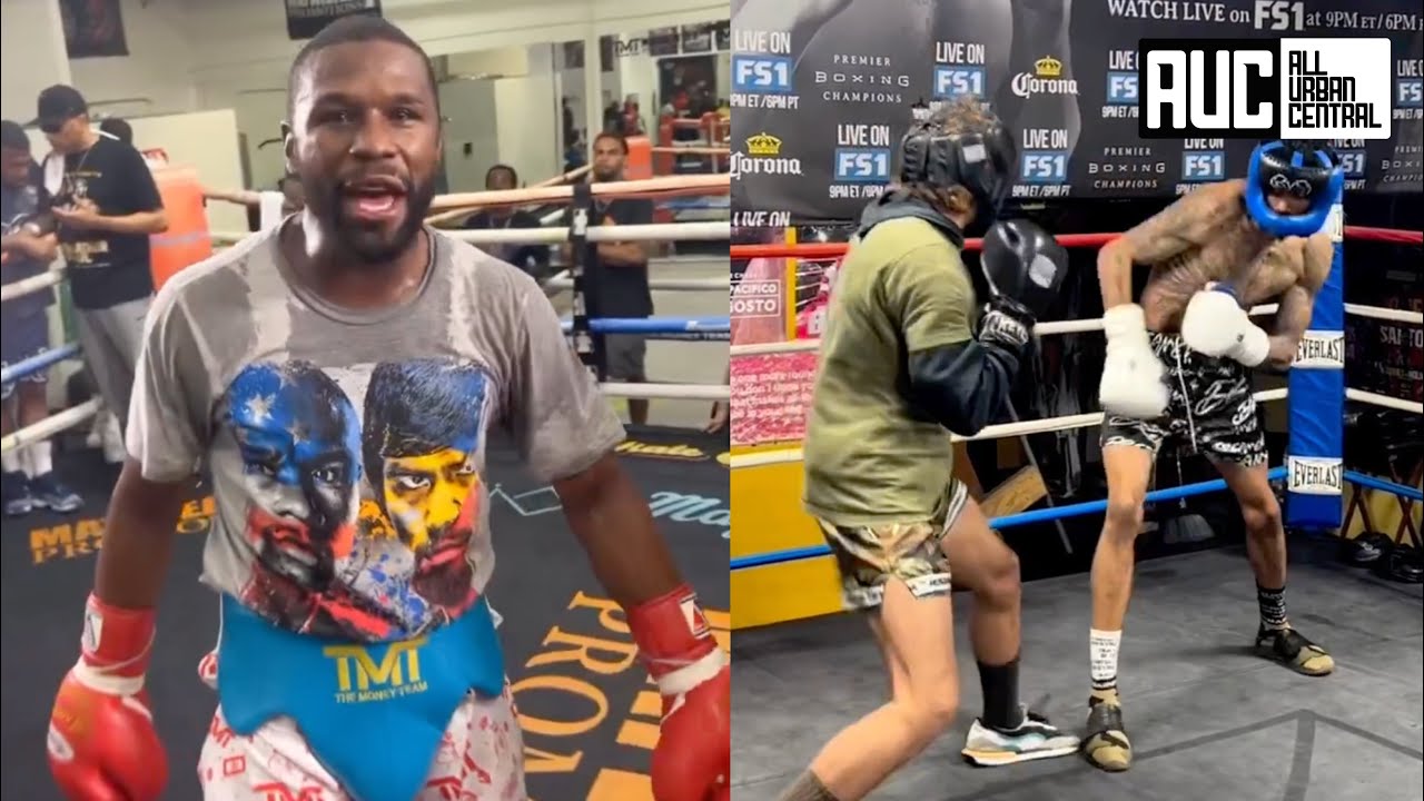 Blueface Goes 12 Rounds With Floyd Mayweather - YouTube