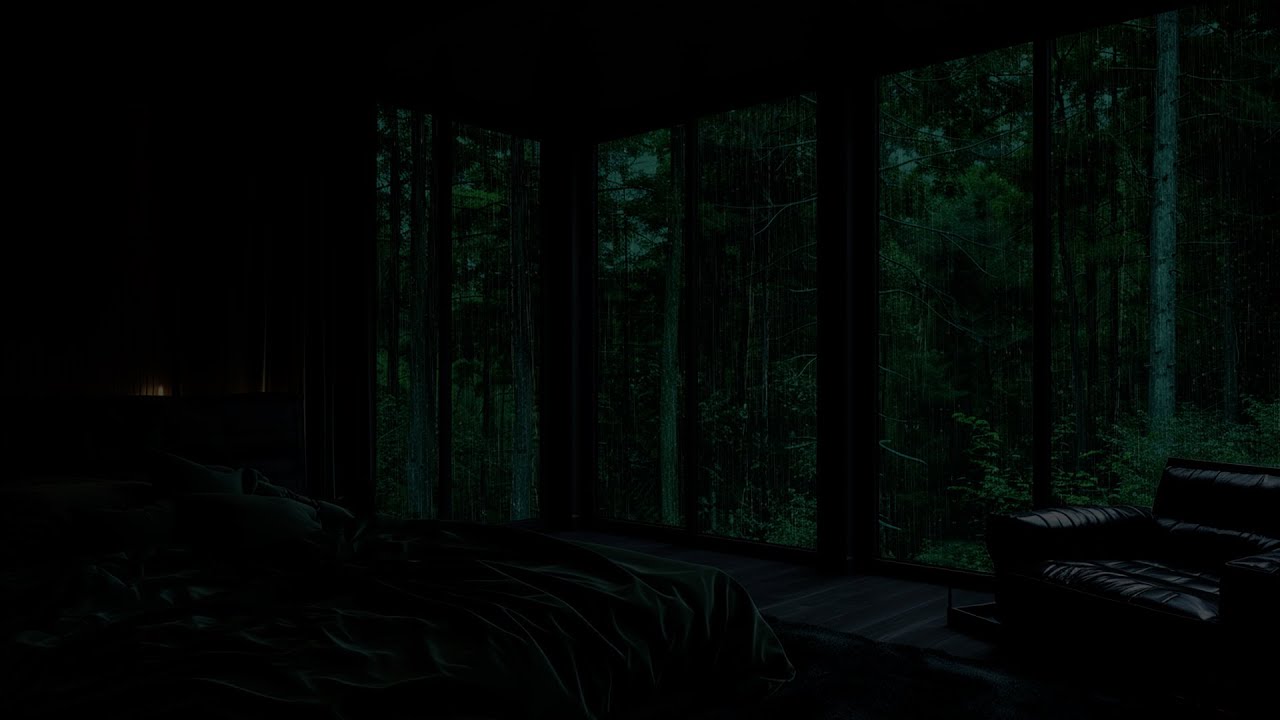 Gentle Piano Rain | Forest Creativity & Concentration | Reduce Stress ...