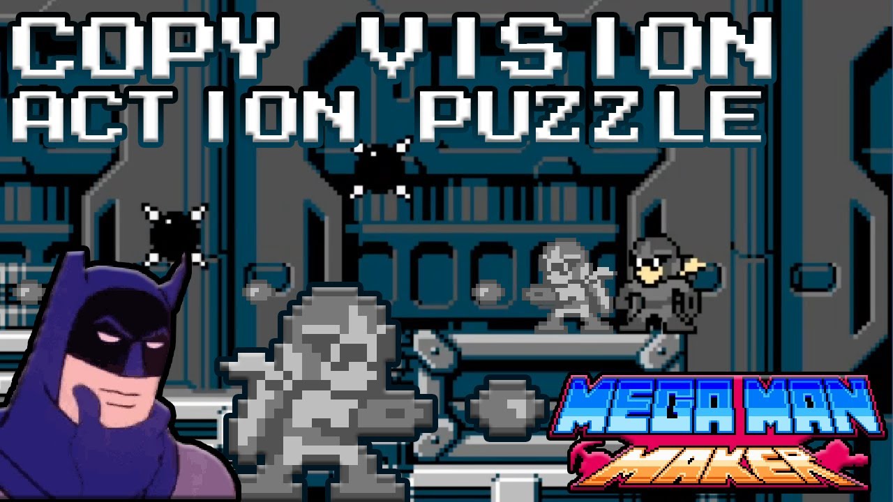 A Level All About Using Copy Vision | Mega Man Maker - YouTube
