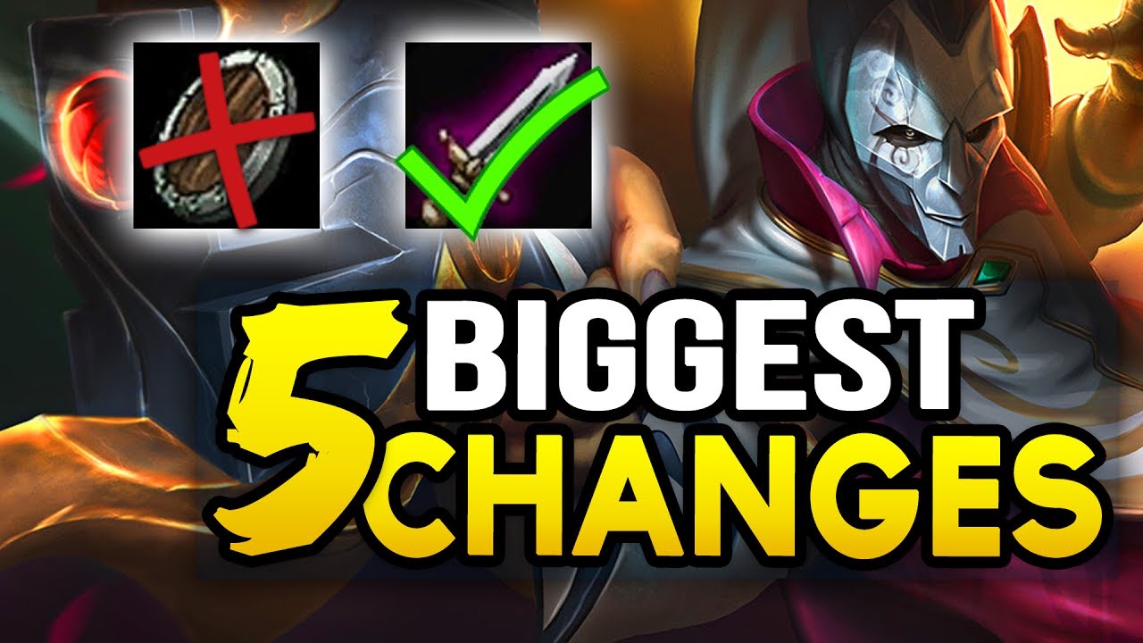 RISE OF JHIN? 5 BIGGEST CHANGES since 7.12 (League of Legends) - YouTube