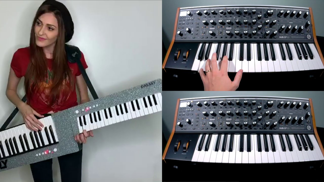 Cool Spot - Off Da Wall on Moog Sub 37 and NORY® double keytar - YouTube