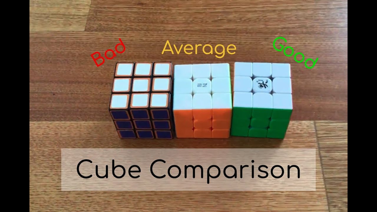 Cube Comparison: Bad vs Average vs Pro - YouTube