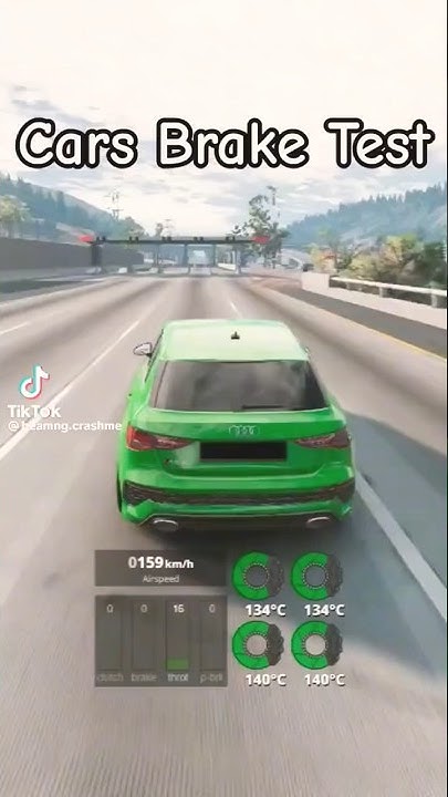 Brake Test - YouTube