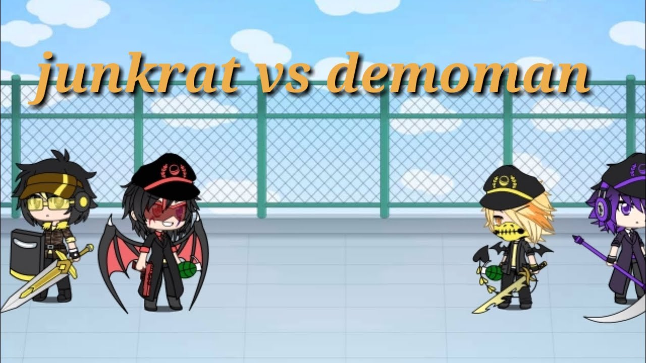 junkrat vs demoman rap (gacha life) MY OCs - YouTube
