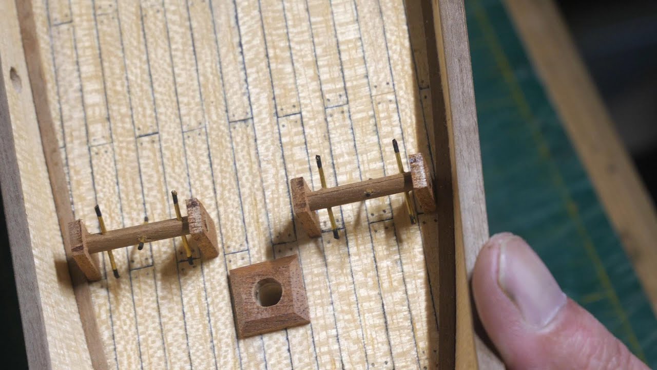 Red Dragon, Chinese Junk, Part 10, Working on the Windlasses. - YouTube