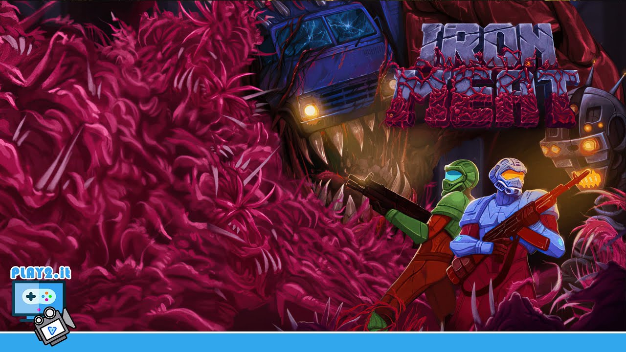 Iron Meat - 2d retro shooting platform game (2022) - gameplay - YouTube