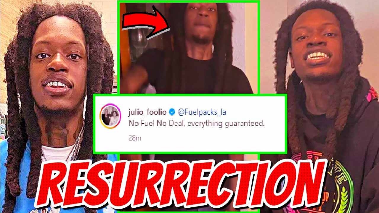 FOOLIO RESURRECTION! Rapper Julio Foolio Account Post New Video And ...