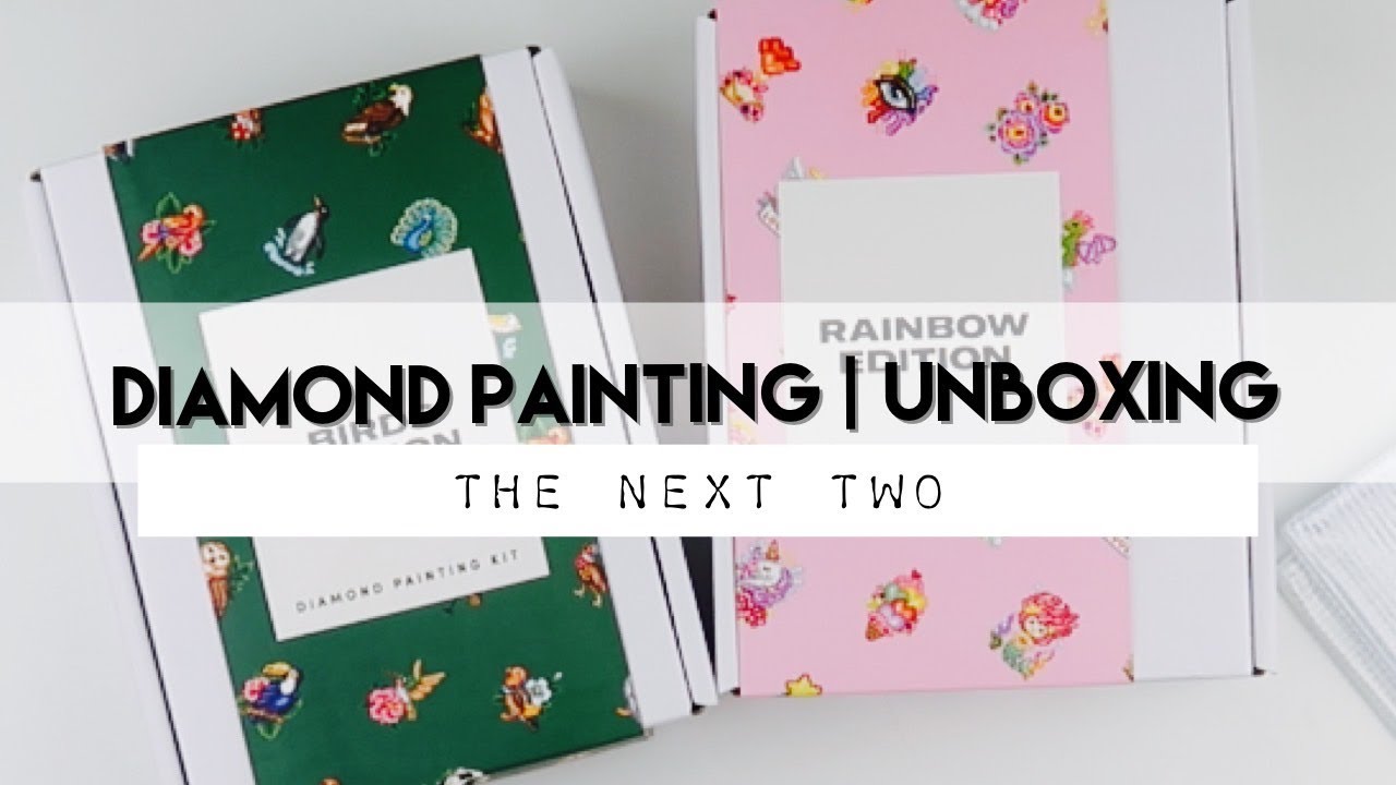 Diamond Painting Unboxing | Birds & Rainbow PaintGem Mini Sets - YouTube