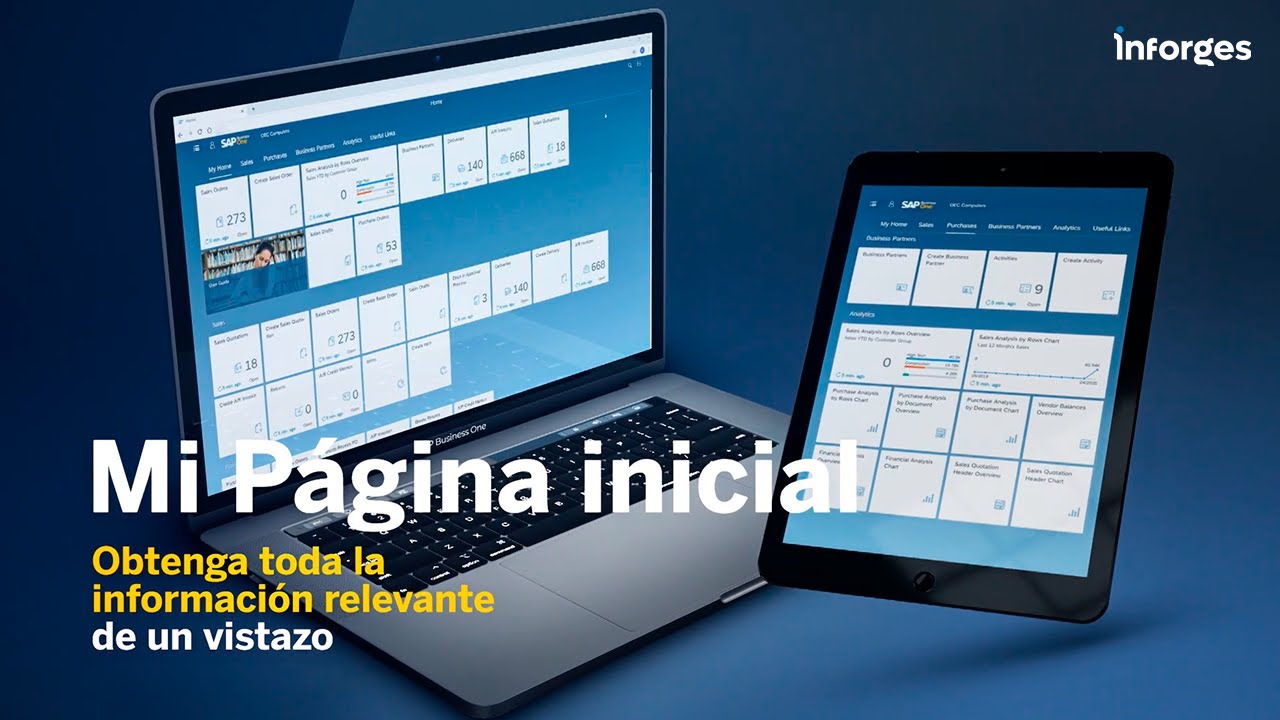 Resumen general Cliente Web de SAP Business One | Inforges - YouTube