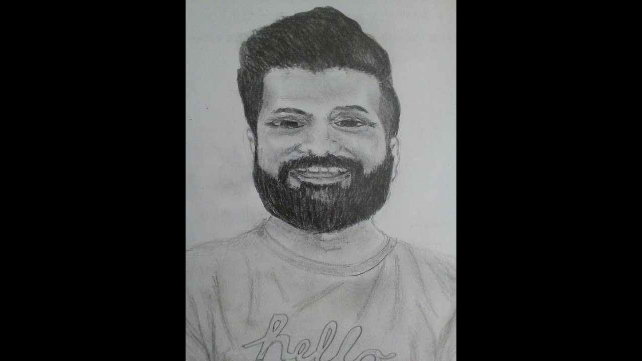 How to draw 'Technical Guruji' Step by step | pencil sketch | portrait ...