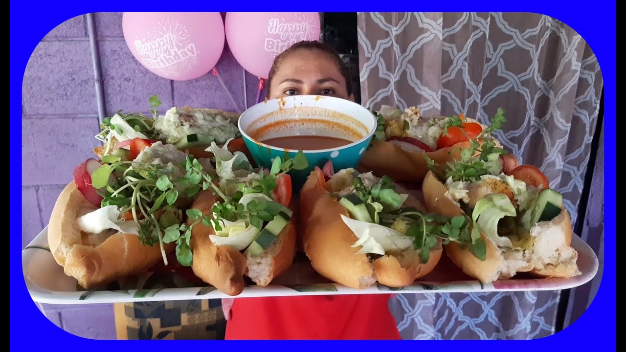 Probando Los Panes Con Pollo Que Preparamos Hoy // El salvador 4x4 ...