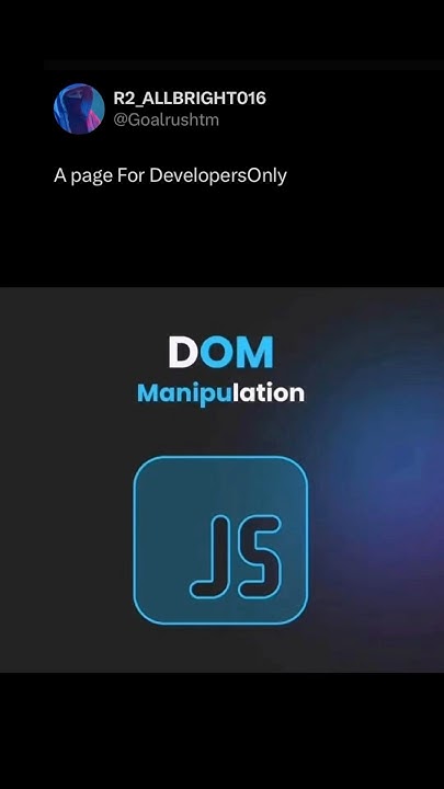 Dom Manipulation #coding #programming #webdevelopment #frontendcourse - YouTube