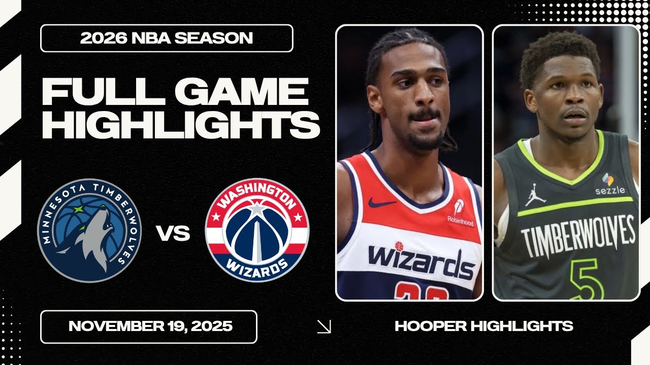 Minnesota Timberwolves vs Washington Wizards Full Game Highlights | Nov ...