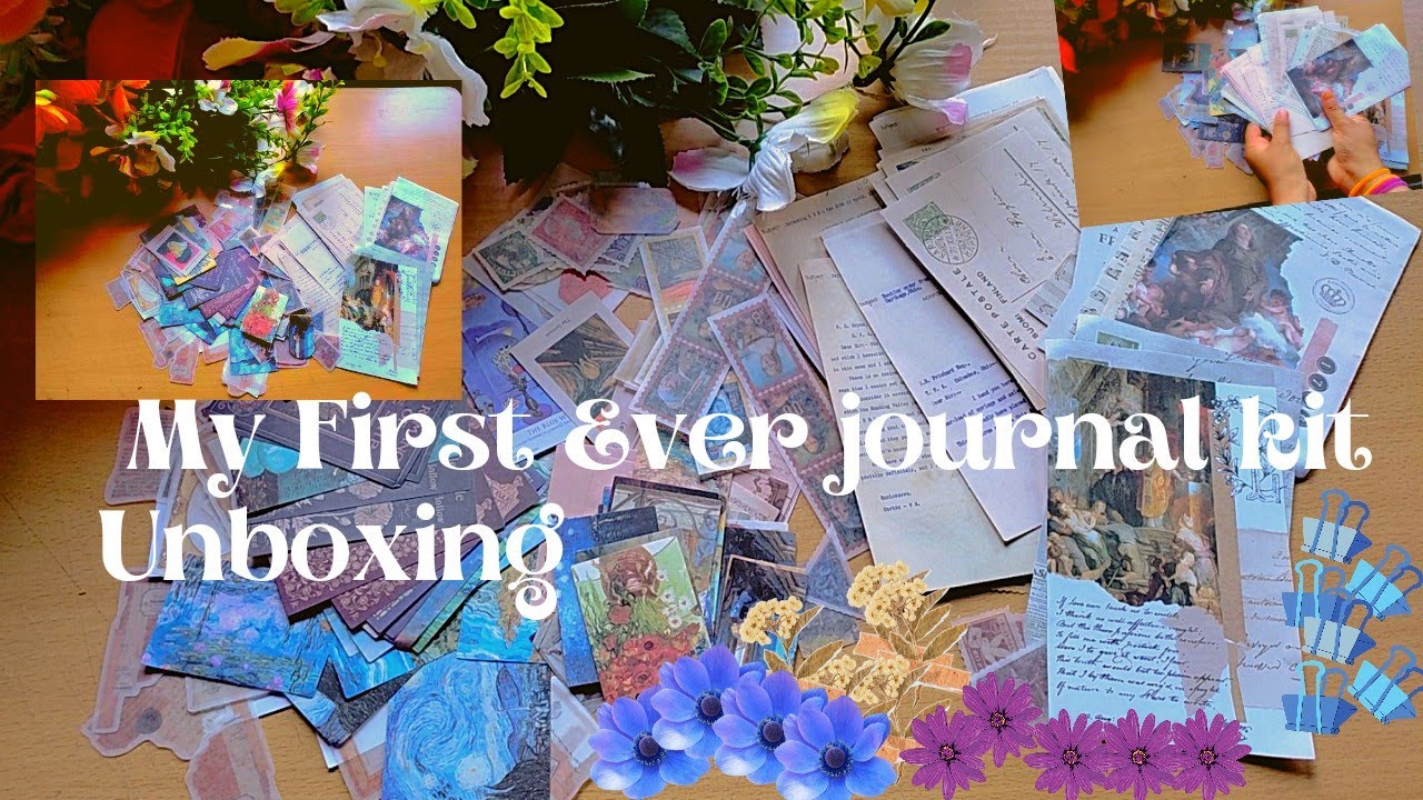 UNBOXING AESTHETIC VINTAGE JOURNAL KIT FROM MEESHO/JOURNAL KIT/VINTAGE ...