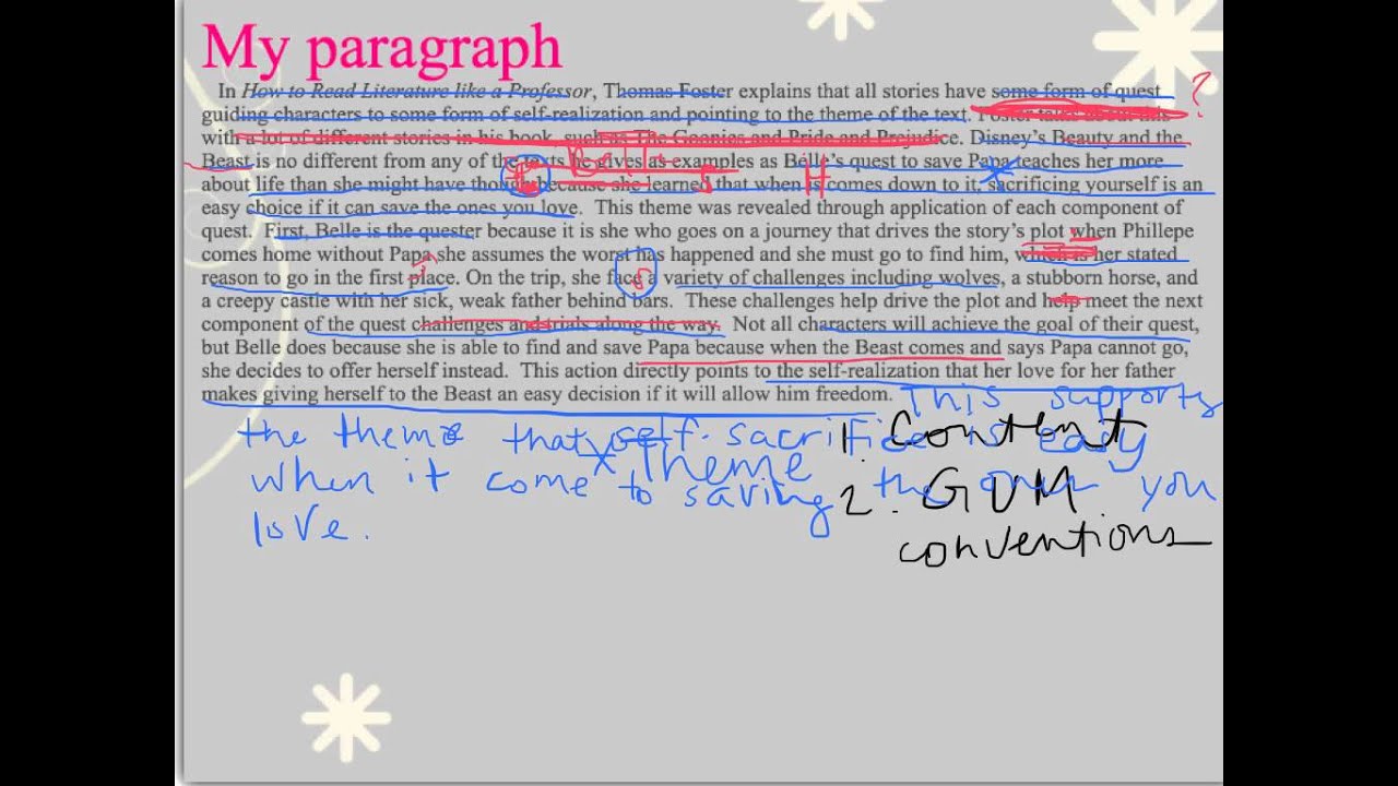 Quest: Final Draft Paragraph - YouTube