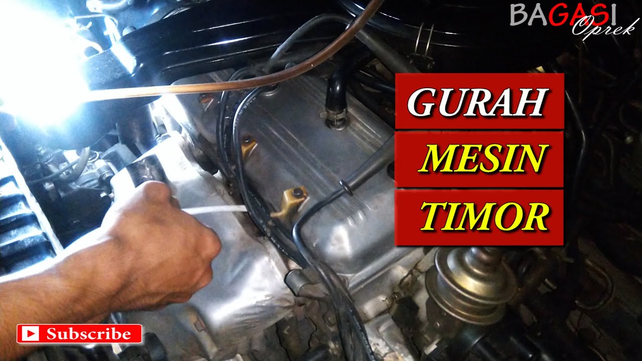 GURAH MESIN TIMOR SOHC ( CARBON CLEAN ) - YouTube