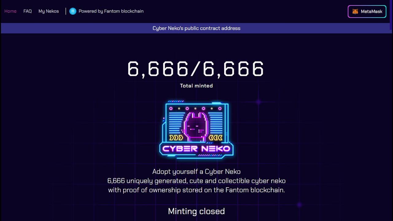 Cyber Neko - A 10,000 uniquely, programmatically generated, cute and ...