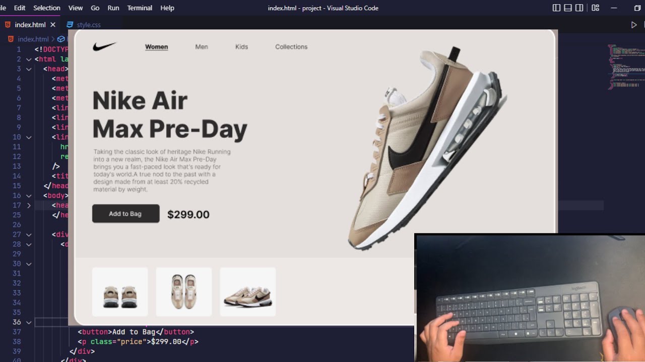 Asmr Programming Nike Landing Page Youtube