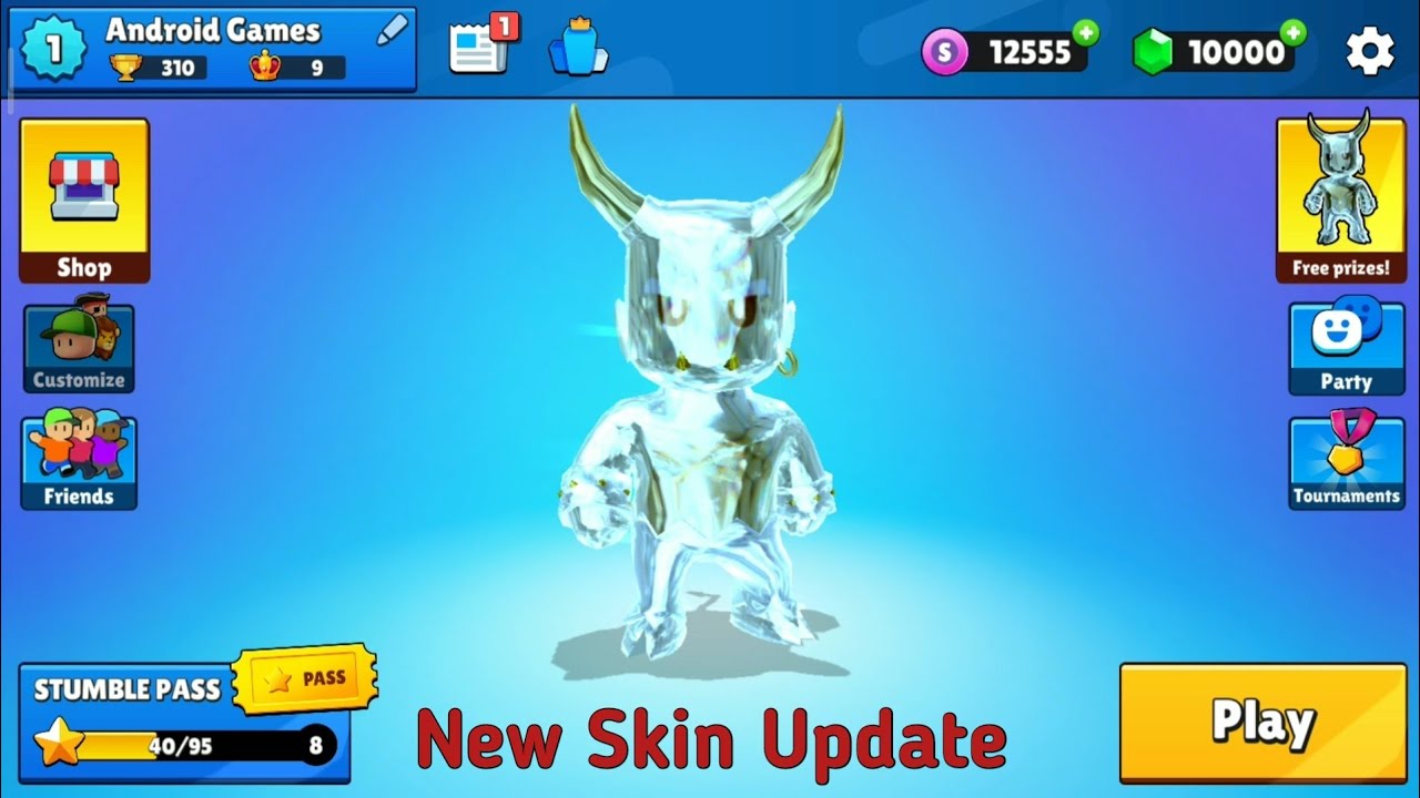Stumble Guys - Diamond Demon New Skin - YouTube