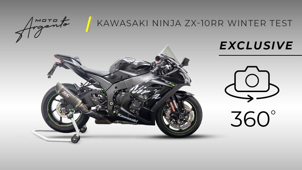 Kawasaki Ninja ZX-10R Winter test edition - Vista a 360 gradi - Moto ...