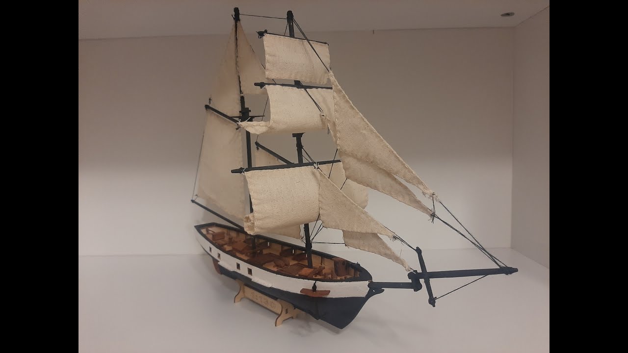 Building Harvey 1847 Model Ship 1/130 Scale - Harvey 1847 Model Gemi ...