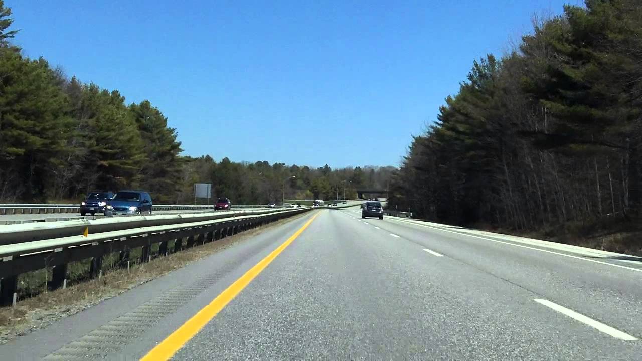 Interstate 295 - Maine (Exits 17 to 24) northbound - YouTube