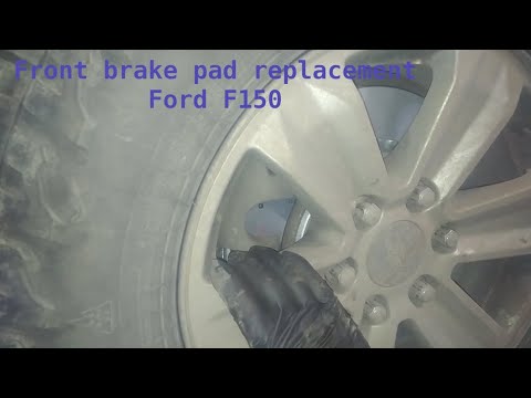 Front brake pad replacement 2016 Ford F150. - YouTube