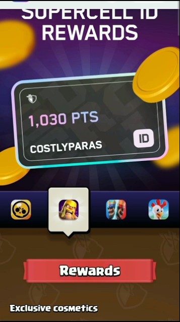 Free rewards for supercell player - YouTube