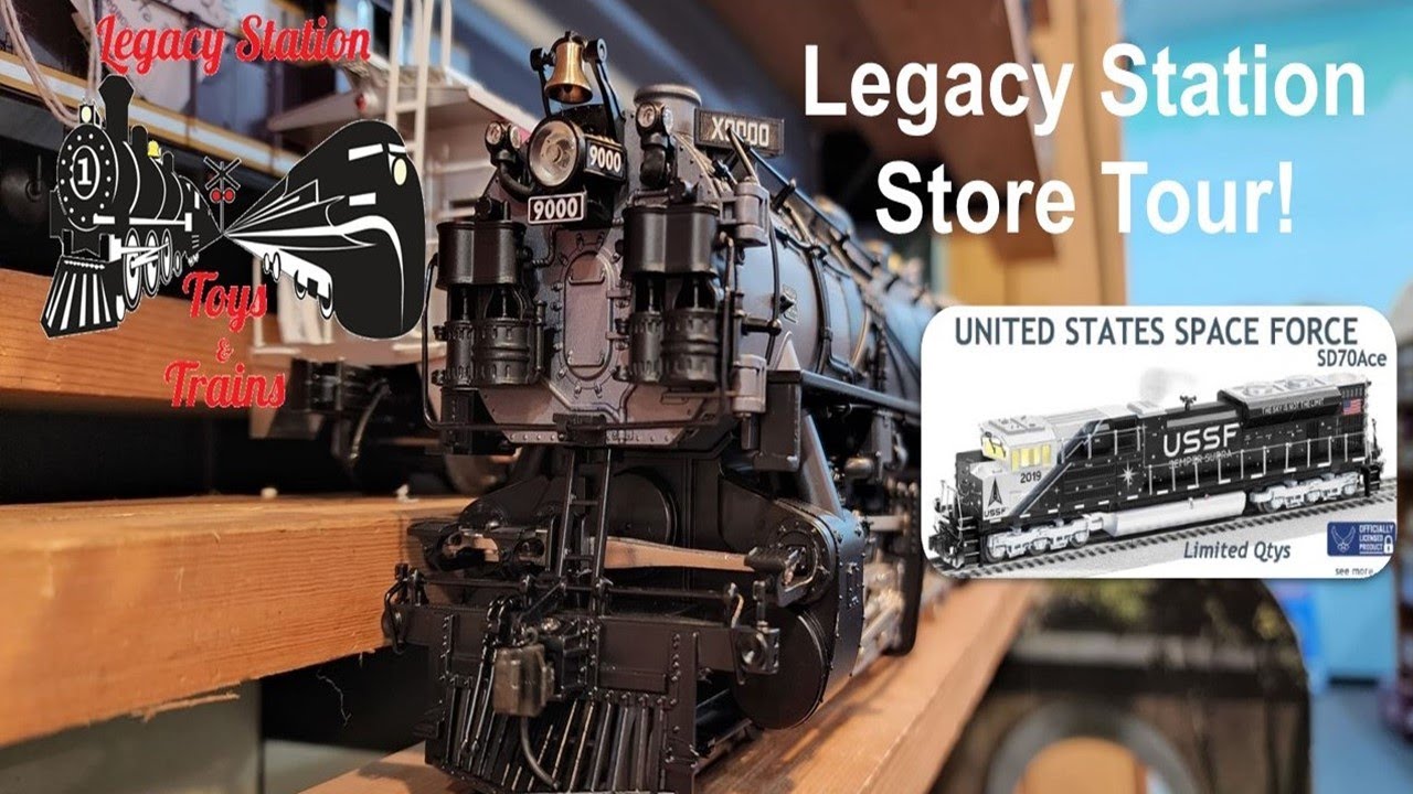 Legacy Station Store Tour, Lionel Space Force SD70 and UP 9000 Review ...
