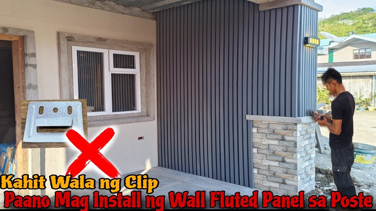 Paano Mag Install ng WPC na Pang Outdoor sa Poste ng Walang Clip + Wall ...