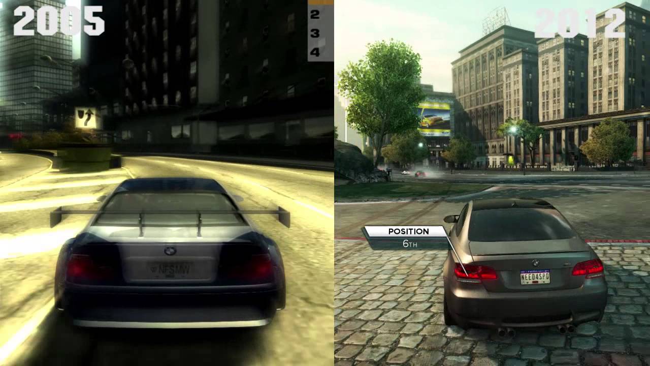 Versus - Need for Speed Most Wanted | 2012 vs. 2005 - YouTube