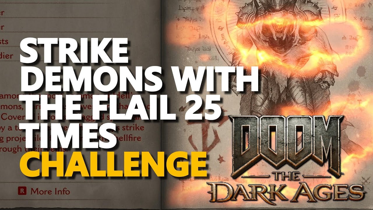 Strike demons with the Flail 25 times Doom The Dark Ages - YouTube