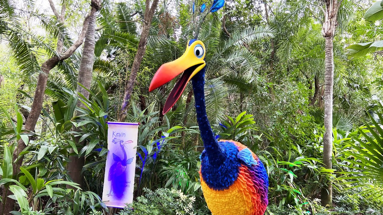 Kevin from Disney and Pixar's "Up" Returns to Disney's Animal Kingdom ...