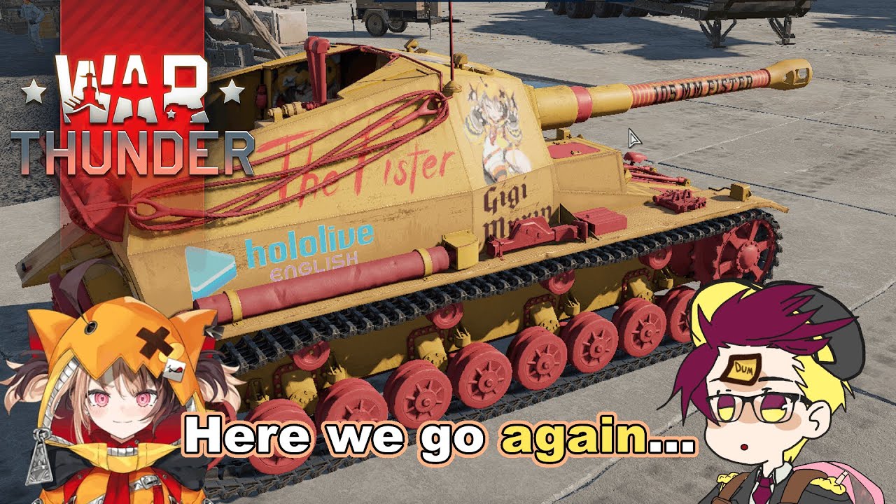 【War Thunder】 hololive and tanks? More like Waifus und Panzer! Part 2 ...