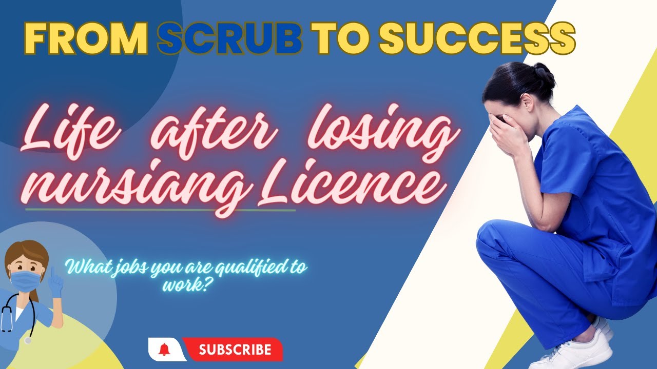 What jobs you are qualified to do after losing your NURSING LICENSE ...