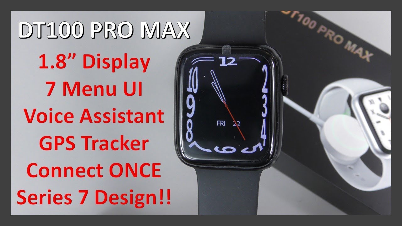 DT100 Pro Max Smartwatch With FULL SCREEN, SiRi Feature & Much More ...