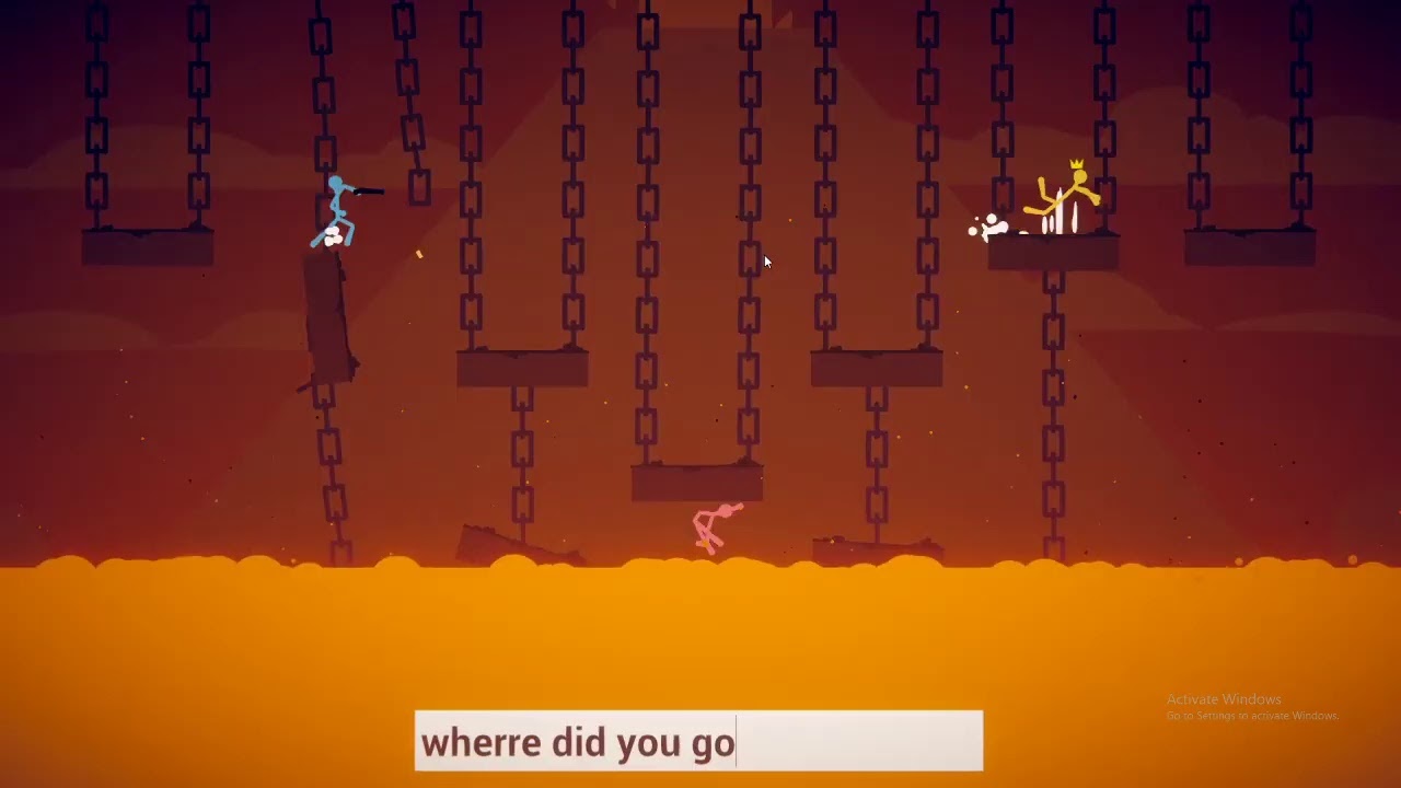 stick fight night - YouTube