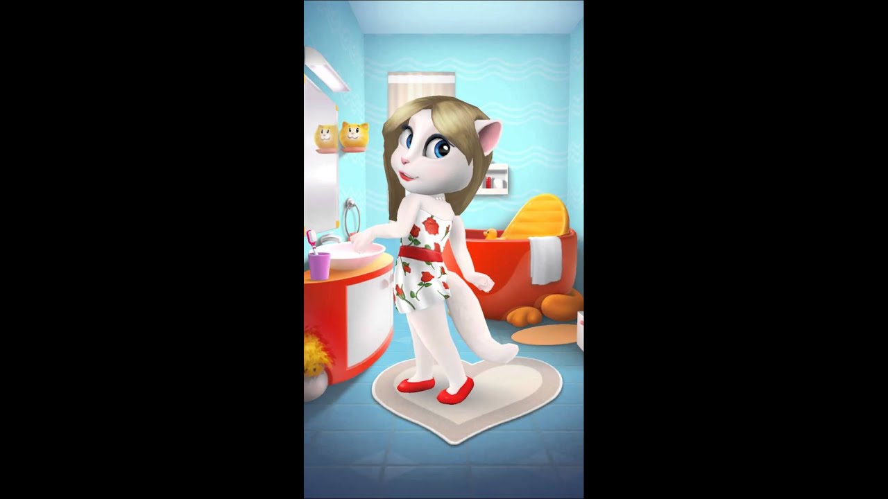 My Talking Angela Taking Angela New Dress Youtube